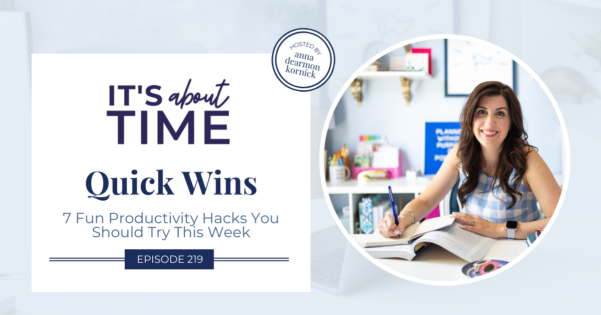 7 Productivity Hacks to Try This Week | It’s About Time