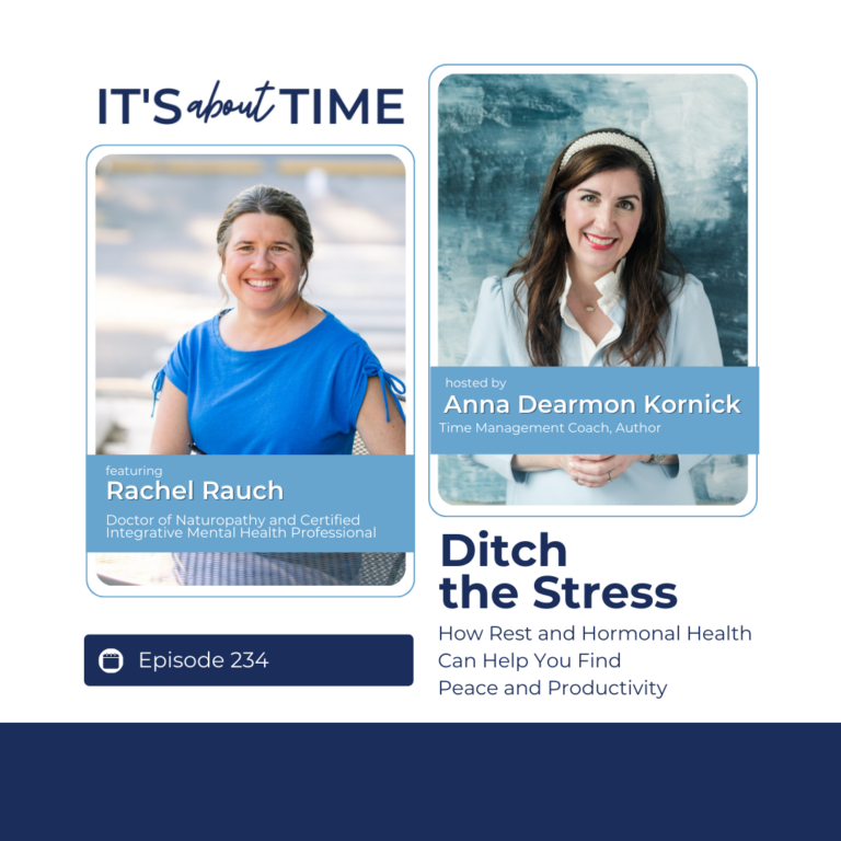 time management Archives - Anna Dearmon Kornick